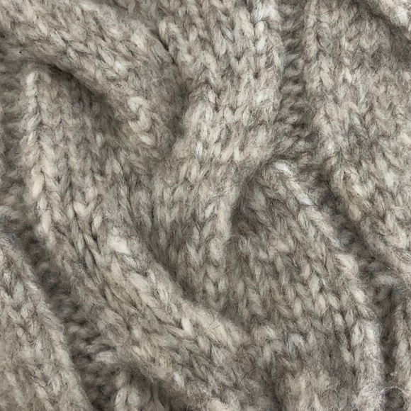 Lemon | Accessories | Lemon Brushed Wool Cable Infinity Scarf Truffle ...